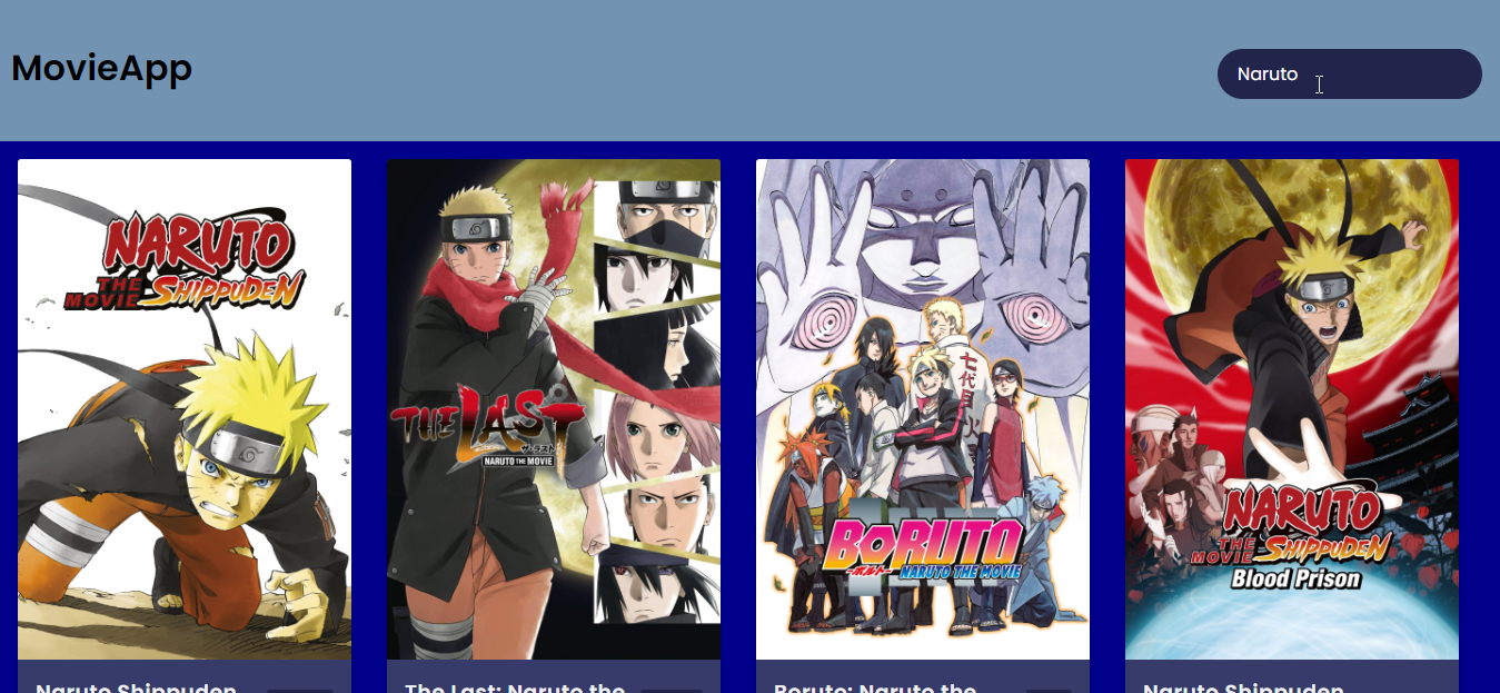 Movie Searcher App in JavaScript with Source Code | SourceCodester
